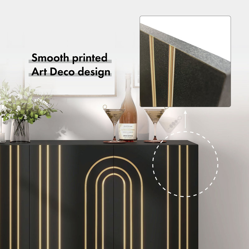 Willa Arlo™ Interiors Parkey 48.07" Wide Sideboard & Reviews | Wayfair