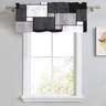 Wrought Studio™ Grid Modern Abstract 52" W Window Valance (Set Of 2 ...