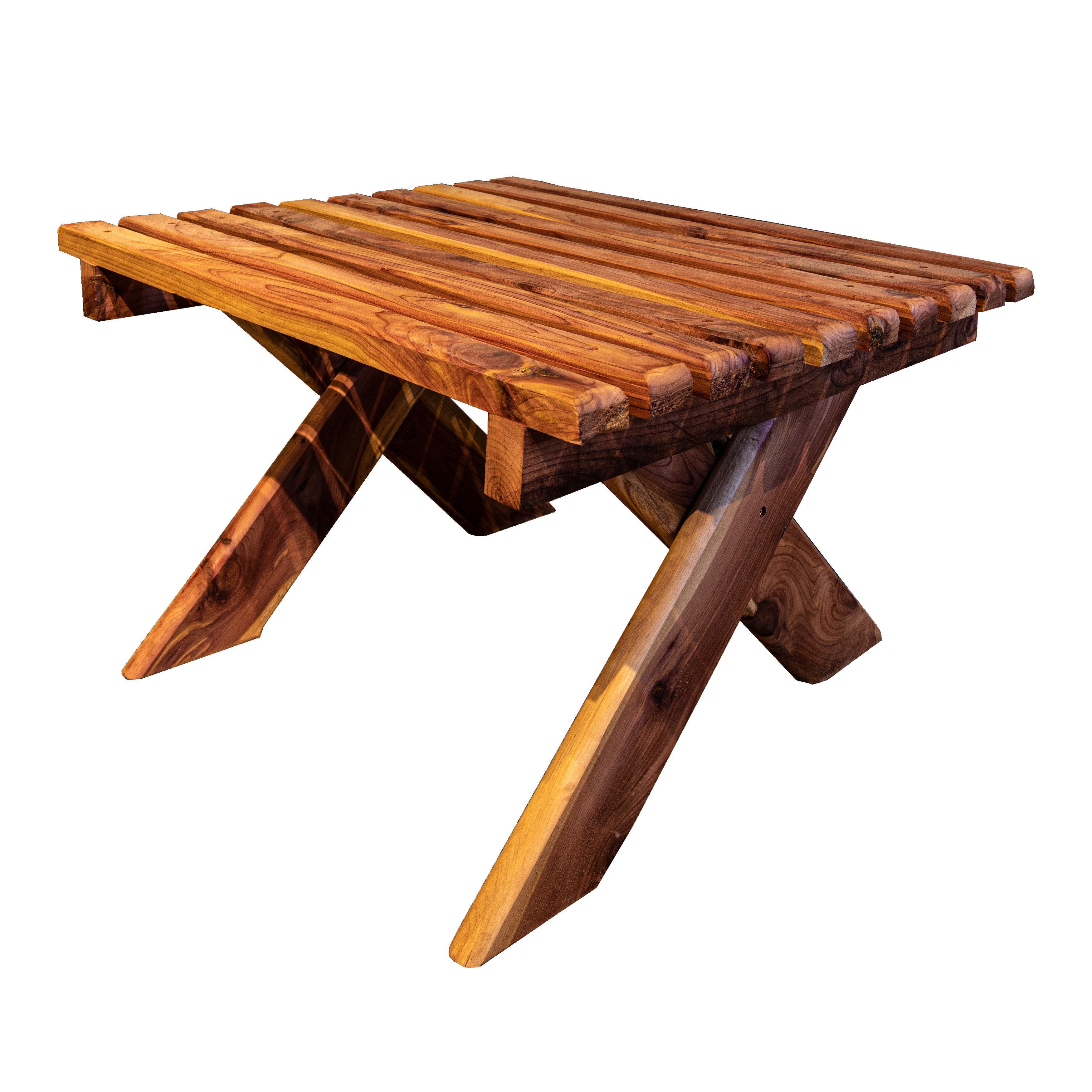 Millwood Pines Ozark Mountain Red Cedar 3 Foot Table | Wayfair