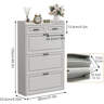Lark Manor™ CuisinSmart Shoe Cabinet with 3 Flip Drawers and 2 Storage ...