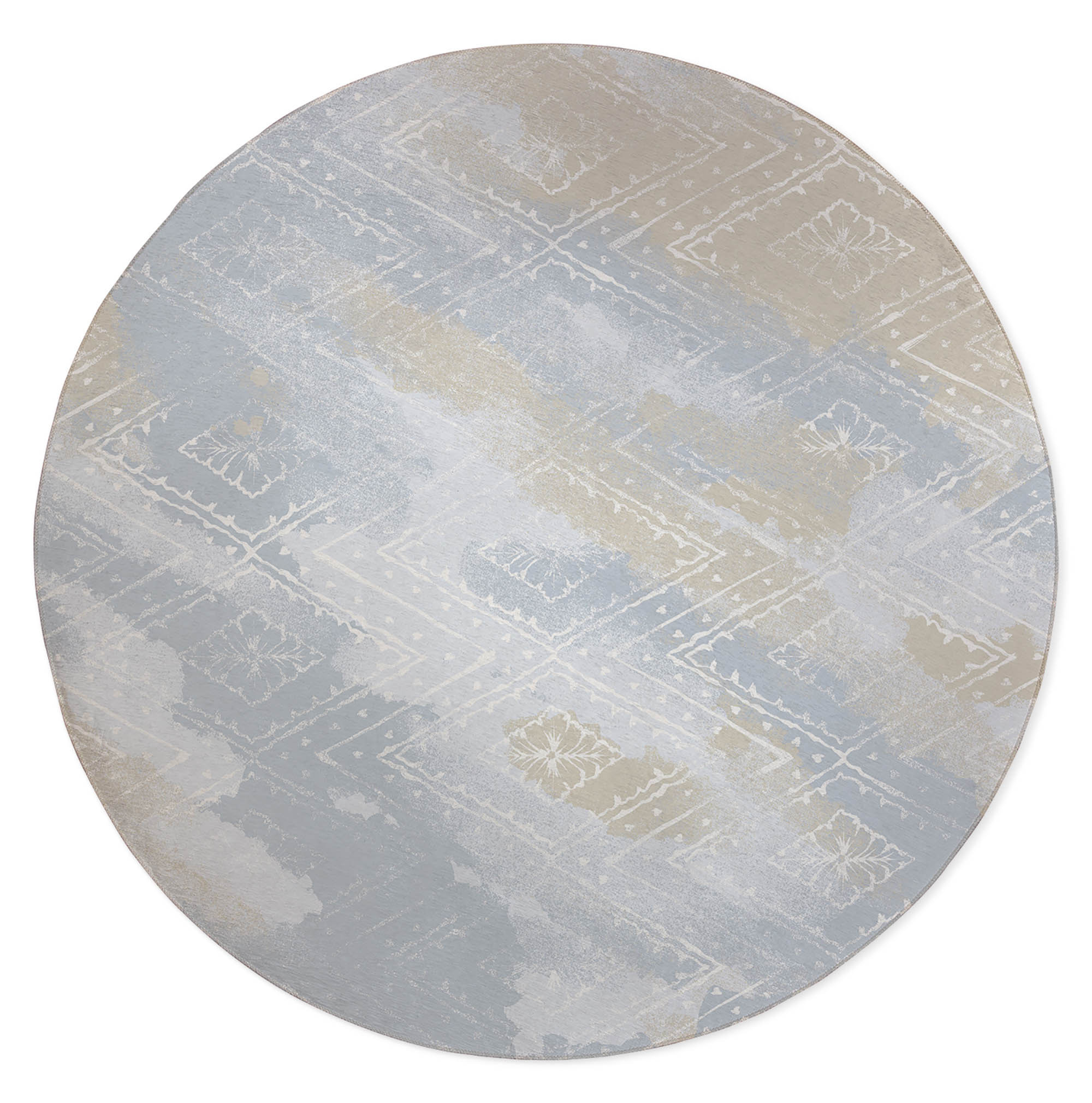 KAVKA DESIGNS Harlequin Hard Floor Straight Round Chair Mat | Wayfair