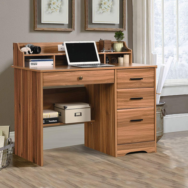 Millwood Pines Audryna 44'' W Rectangle Computer Desk | Wayfair