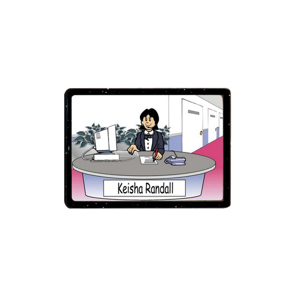 Printed Perfection Personalized Admin Assistant, Receptionist - Female ...