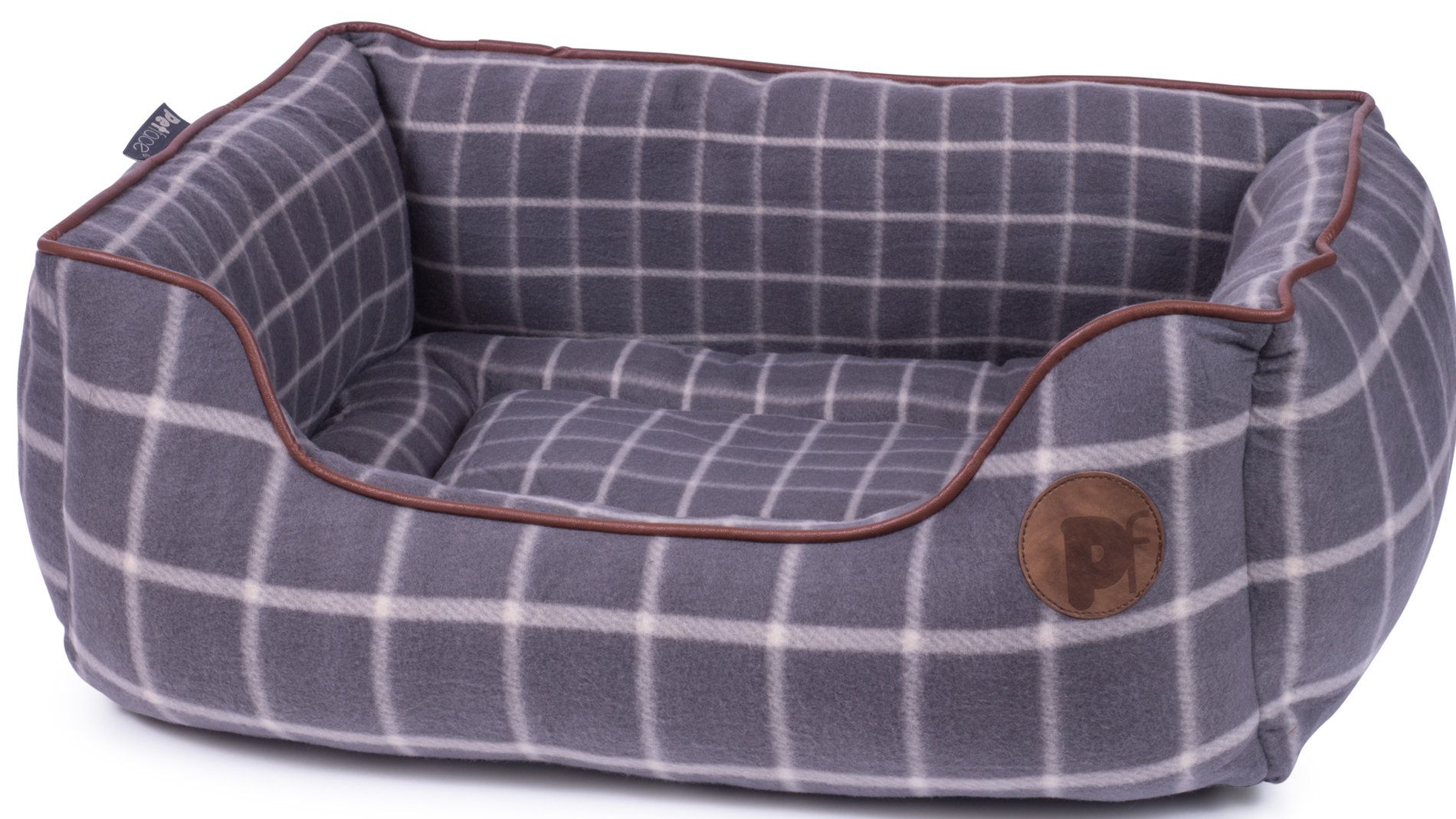 Petface Window Pane Check Bolster Cushion & Reviews | Wayfair.co.uk