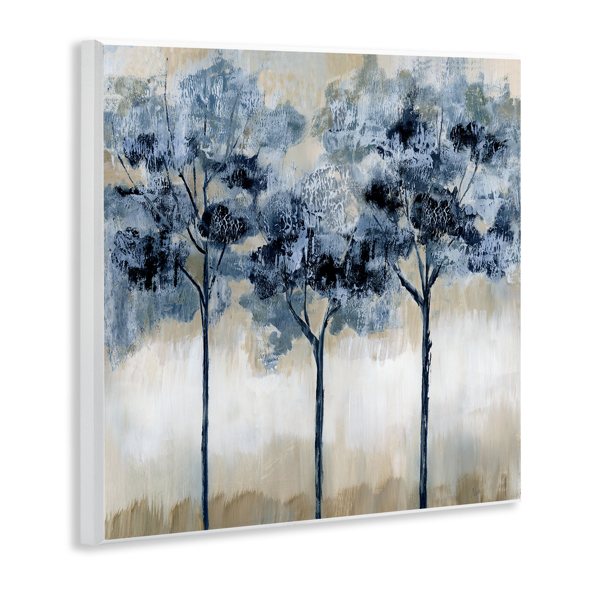 Ophelia & Co. Dappled Tree Trio Wall Plaque Art, design by Nan | Wayfair
