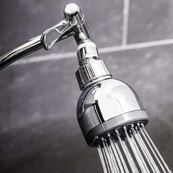 ULIMUS 3 Inch High Pressure Shower Head W/Flow Restrictor Melts Stress ...