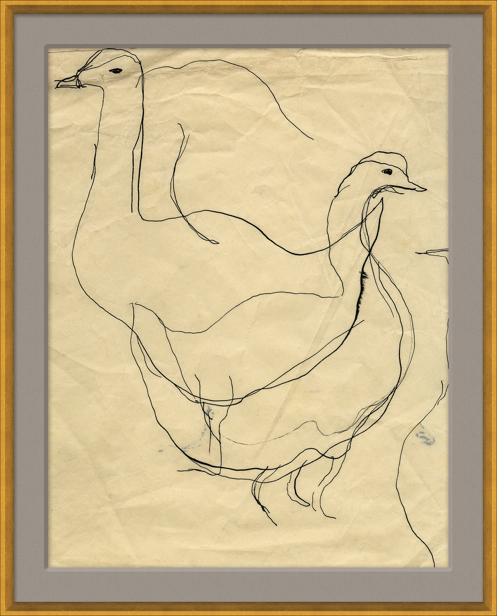Soicher Marin 'Duck Sketch' - Picture Frame on Paper - Wayfair Canada