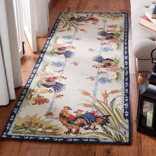 August Grove® Kinchen Hand Hooked Wool Oriental Rug & Reviews | Wayfair