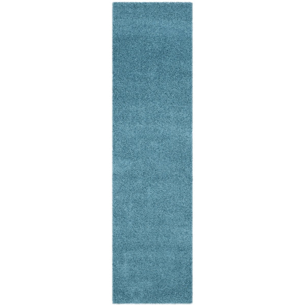 Ebern Designs Rizco Shag Performance Solid Color Rug & Reviews | Wayfair