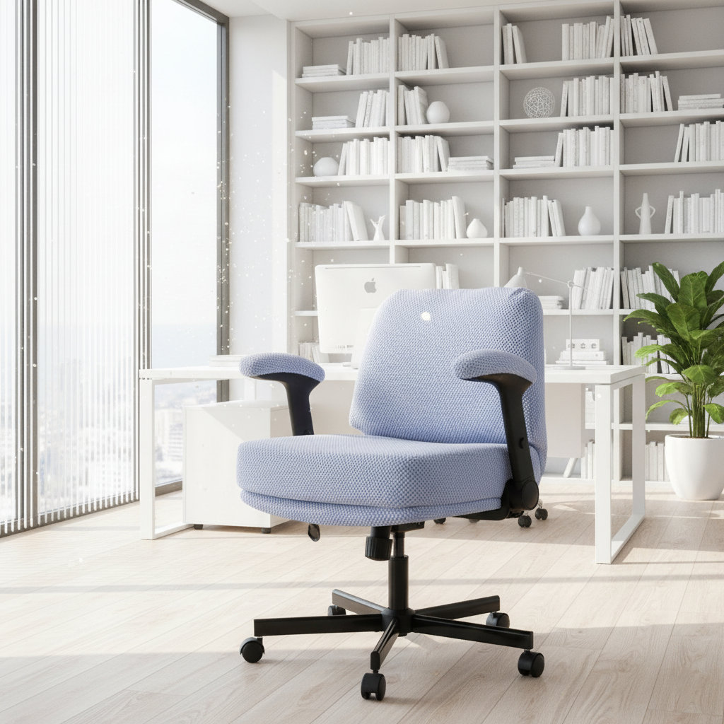 Ebern Designs Polyester Task Chair Breathable Waffle Pattern Design ...