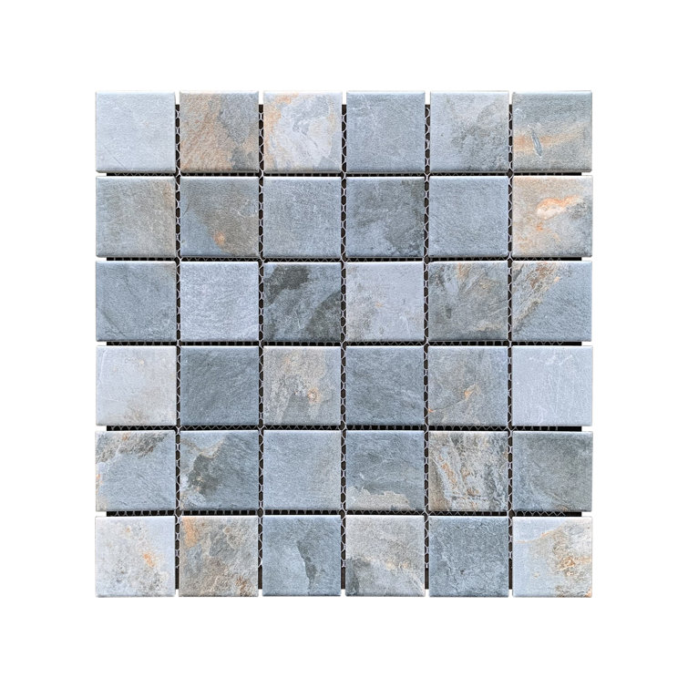 ES Stone 2x2 Matte Finish Porcelain Mosaic Tile – Grid Style, Wall ...