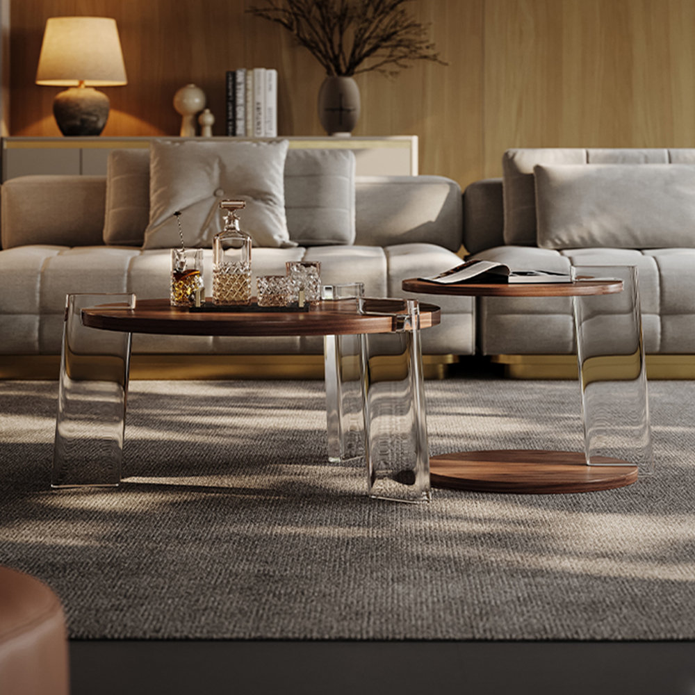 LIZIYE Minimalist light luxury modern coffee table | Wayfair