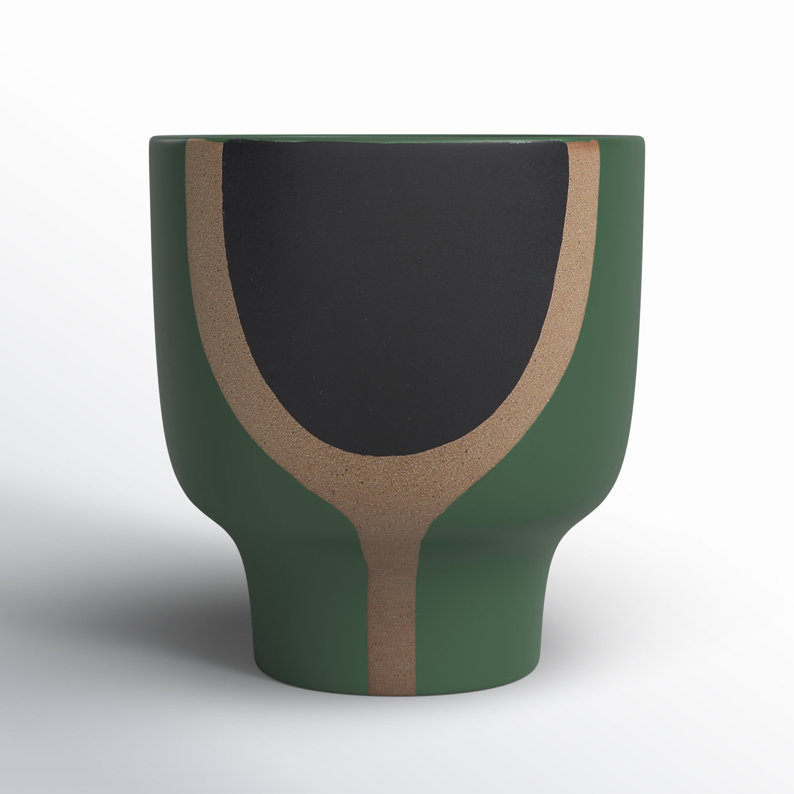 AllModern Sagebrook Home Haynes Ceramic Elegant Indoor Planter - Uplift ...