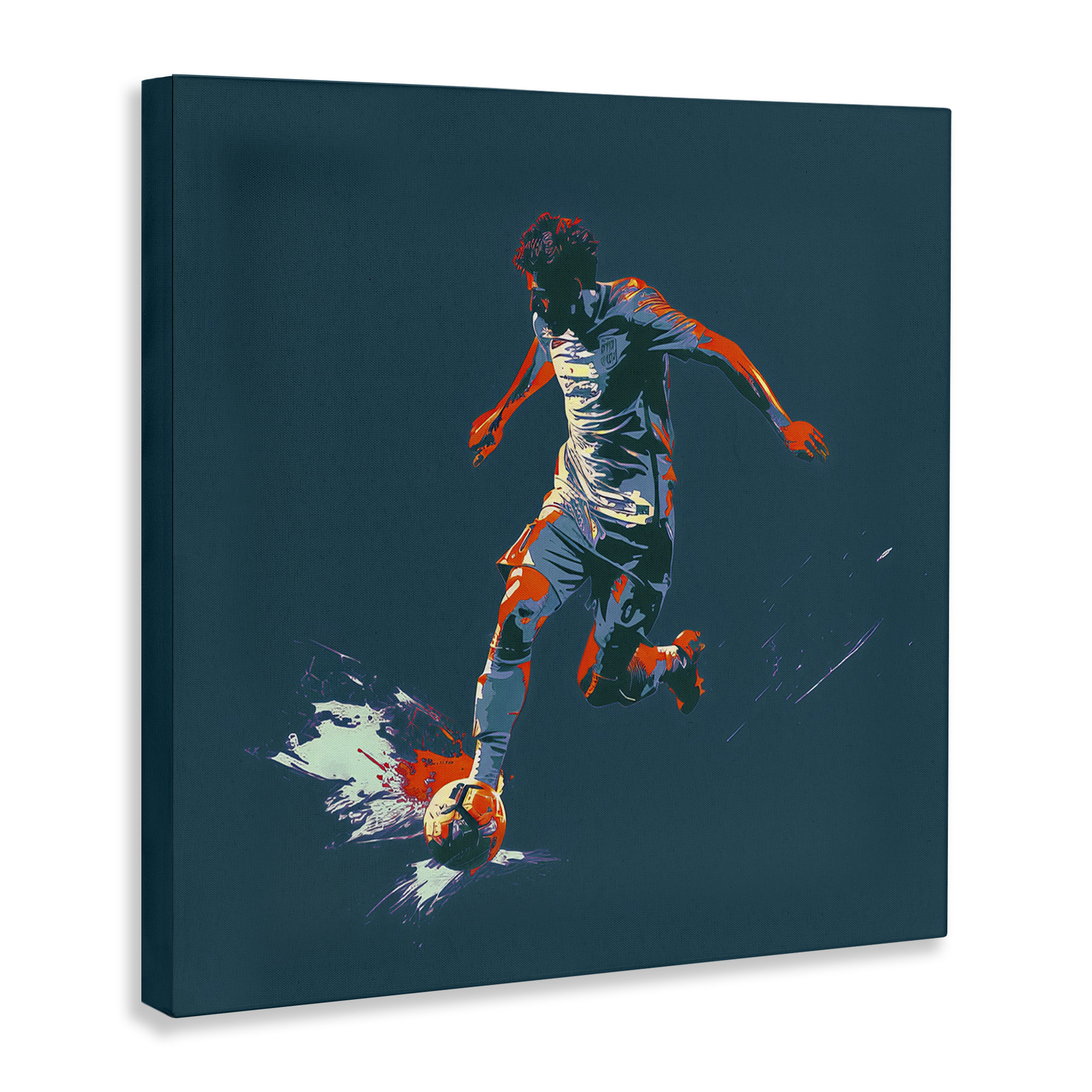 Winston Porter Winning Soccer Goal Canvas Wall Art by Lazar Studio ...