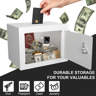 Dmond Secure Safe With Key And Password Money Home Safe, Mini Storage ...