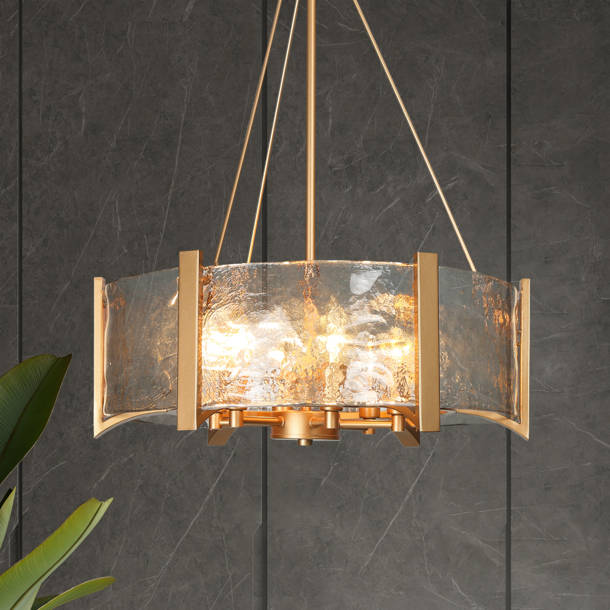 Mercer41 Hanshelmut 6 - Light Dimmable Drum Chandelier & Reviews | Wayfair