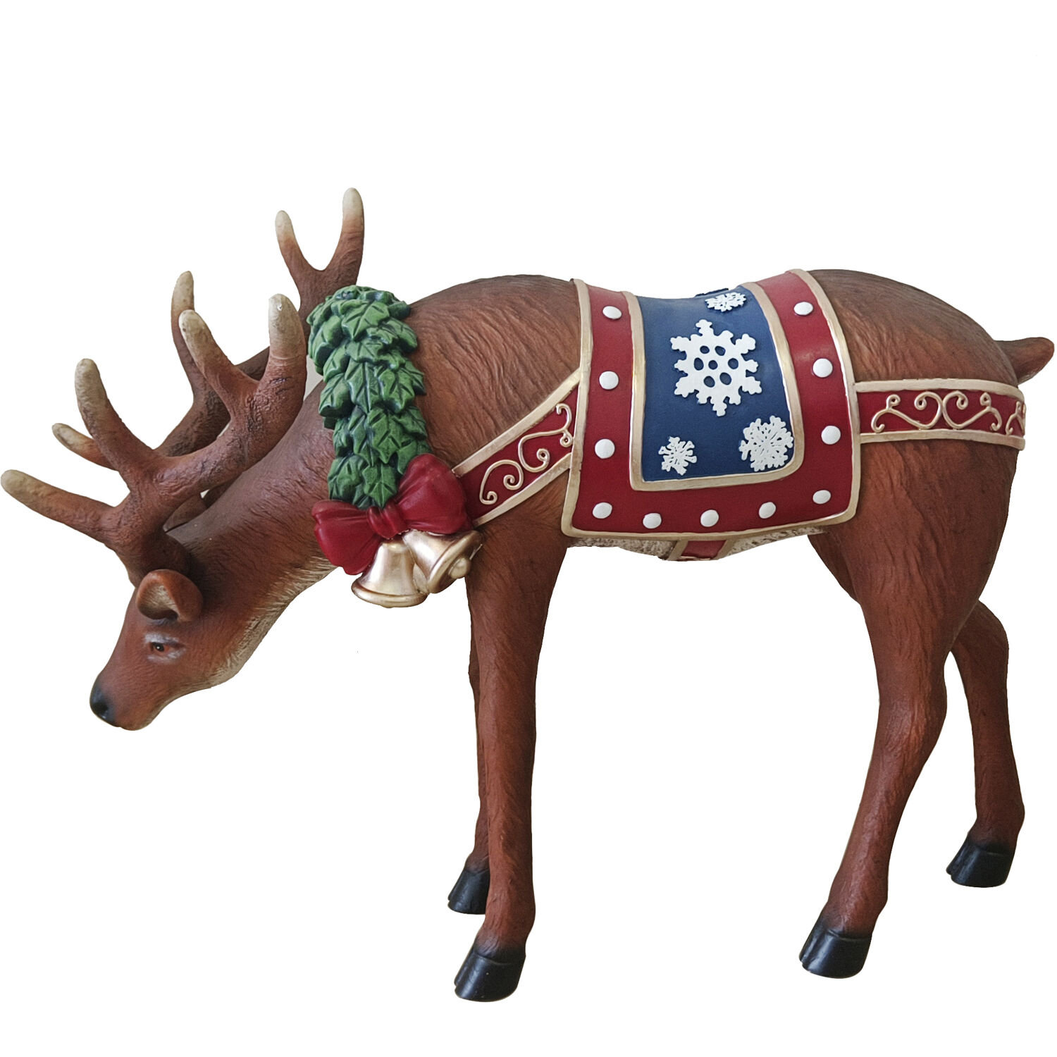 The Holiday Aisle® 30-inch Fibreglass Reindeer Figurine - Wayfair Canada