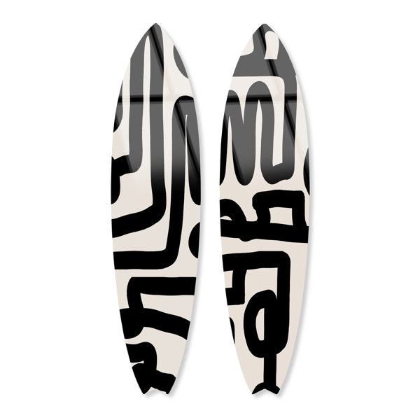 Notori Art Articles Surfboard SET Acrylic Coastal Wall Art by Notoriart ...