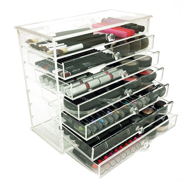 The Holiday Aisle® Stillwater 7 Tier Cosmetic Organizer & Reviews | Wayfair