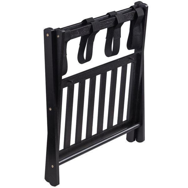 Costway Folding Luggage Rack with Shelf Travel Suitcase & Reviews | Wayfair