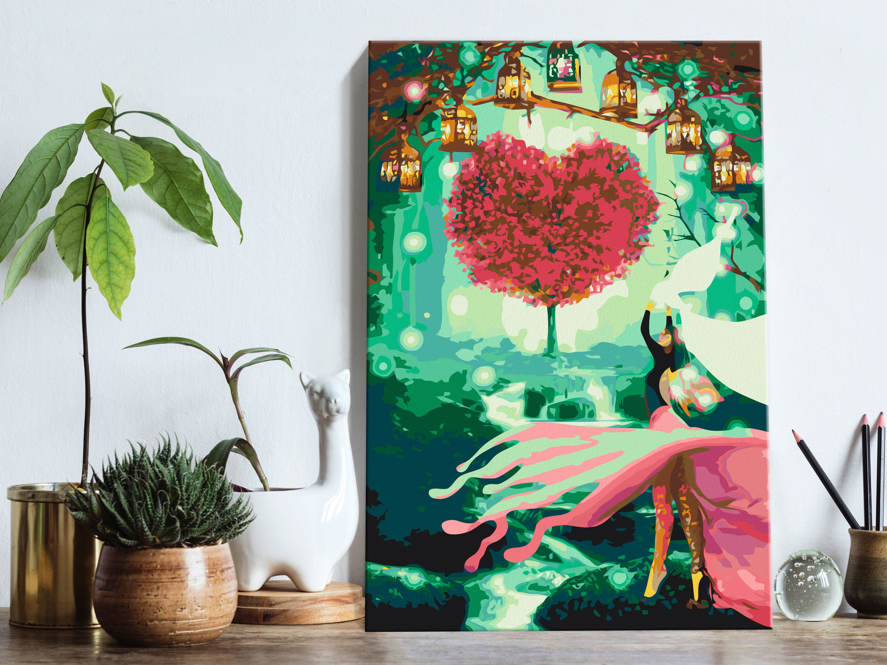East Urban Home Heart Tree - Wrapped Canvas Painting | Wayfair