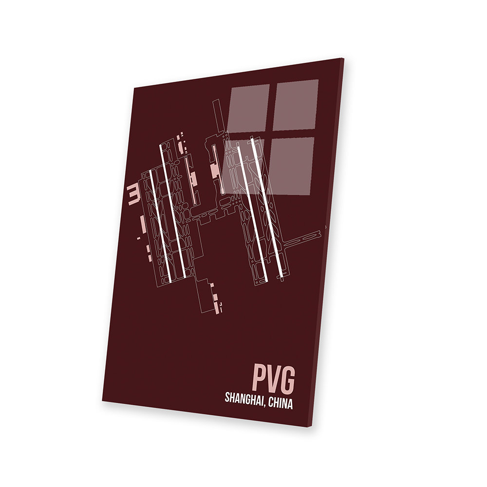 Ebern Designs PVG Diagram, Shanghai On Plastic / Acrylic Painting | Wayfair