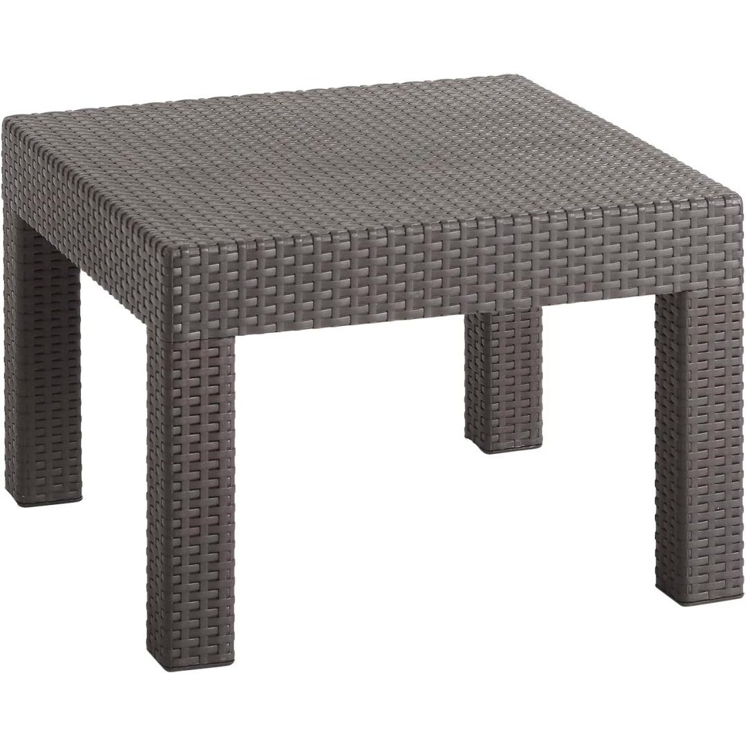 Pad Liquidators Patio Coffee Table Resin Outdoor Side Table Square End ...