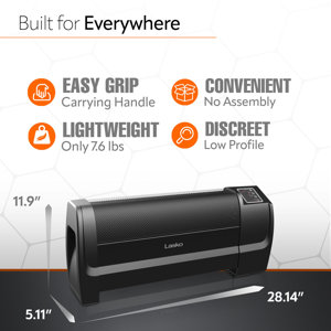Lasko Electric Convection Baseboard Heater & Reviews | Wayfair