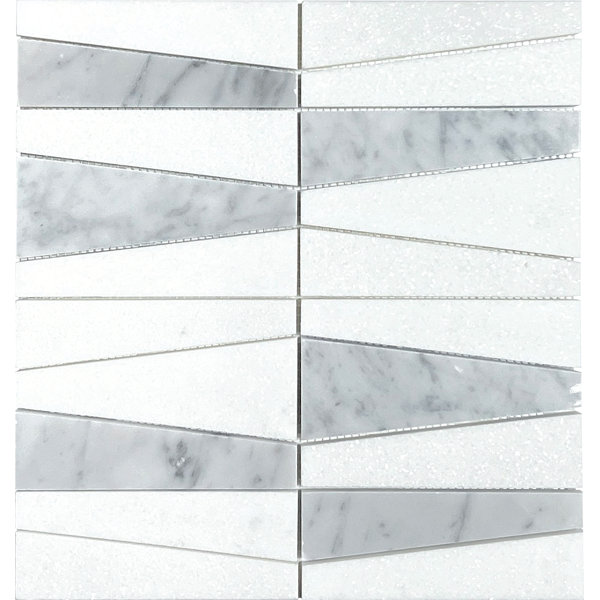 Belluno Designs 3" x 6" Marble Novelty Mosaic Wall & Floor Tile | Wayfair
