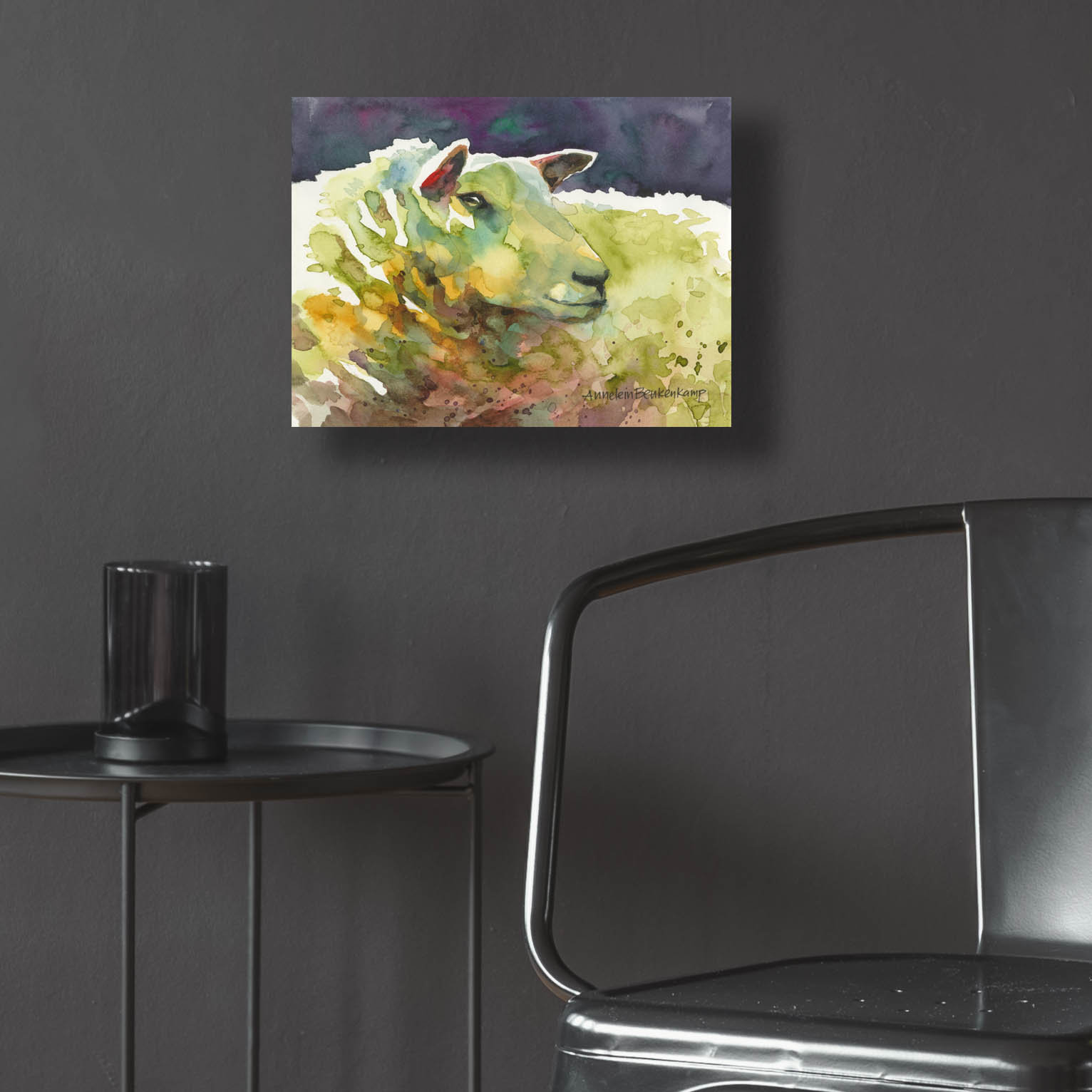 Latitude Run® Sheep 3' by Annelein Beukenkamp Acrylic Glass Wall Art ...