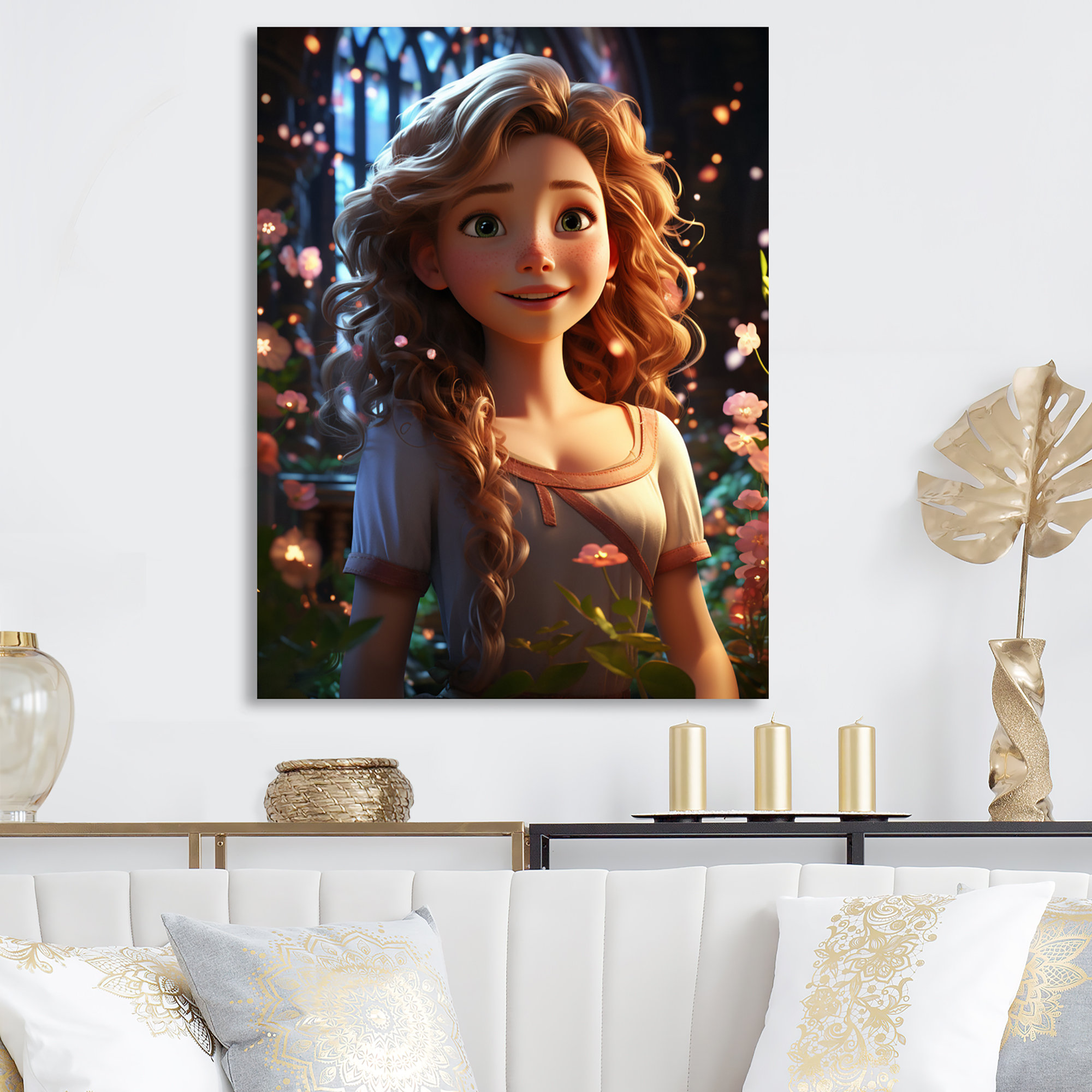 Red Barrel Studio Fairytale Princess II - Superheros Metal Wall Art ...