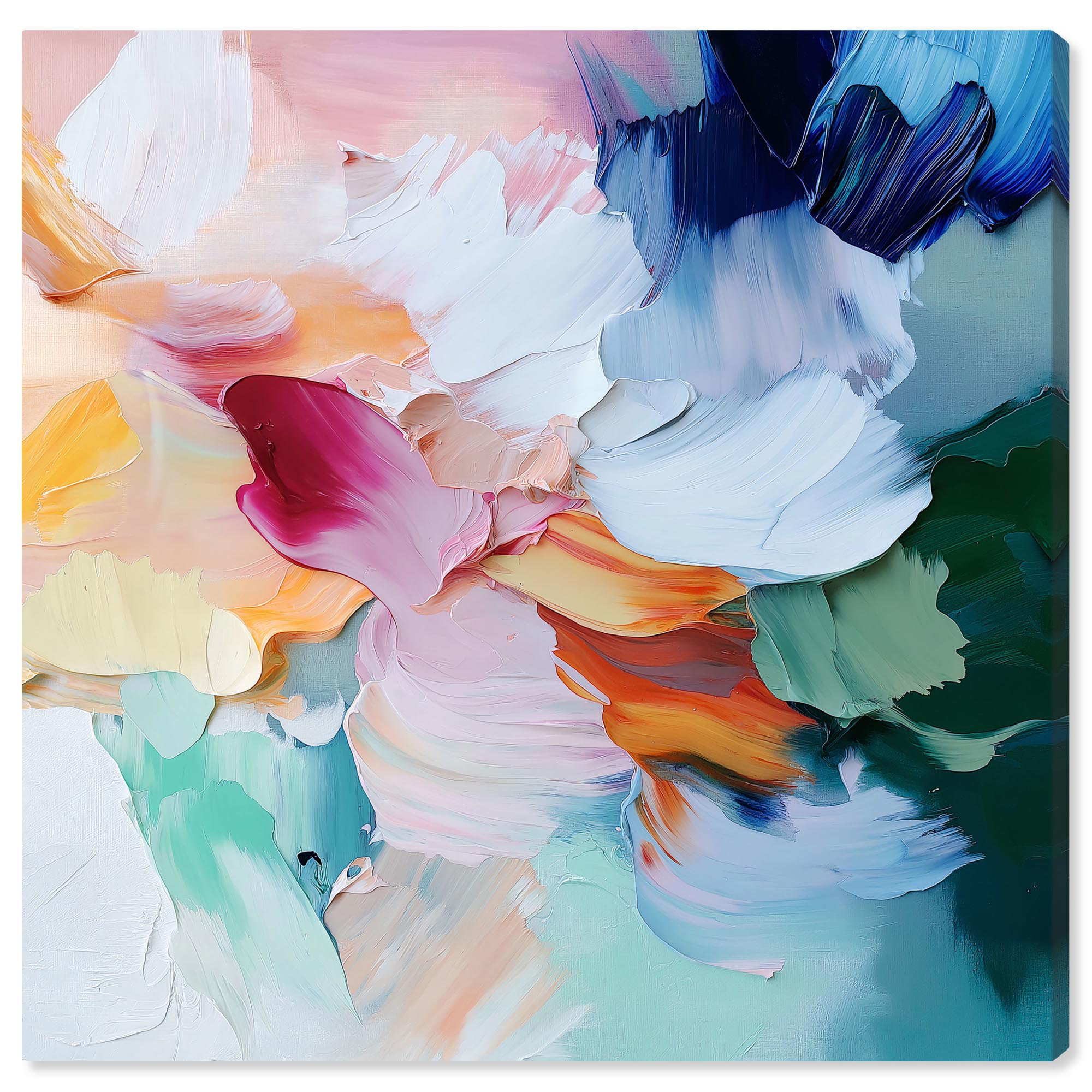 Art Remedy Colorful Abstracts Canvas Visual Poem II | Wayfair