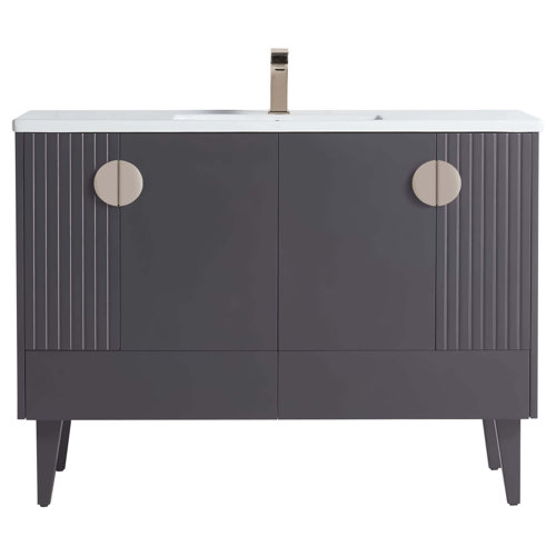 Modern 48 Inch Single Bathroom Vanities | AllModern