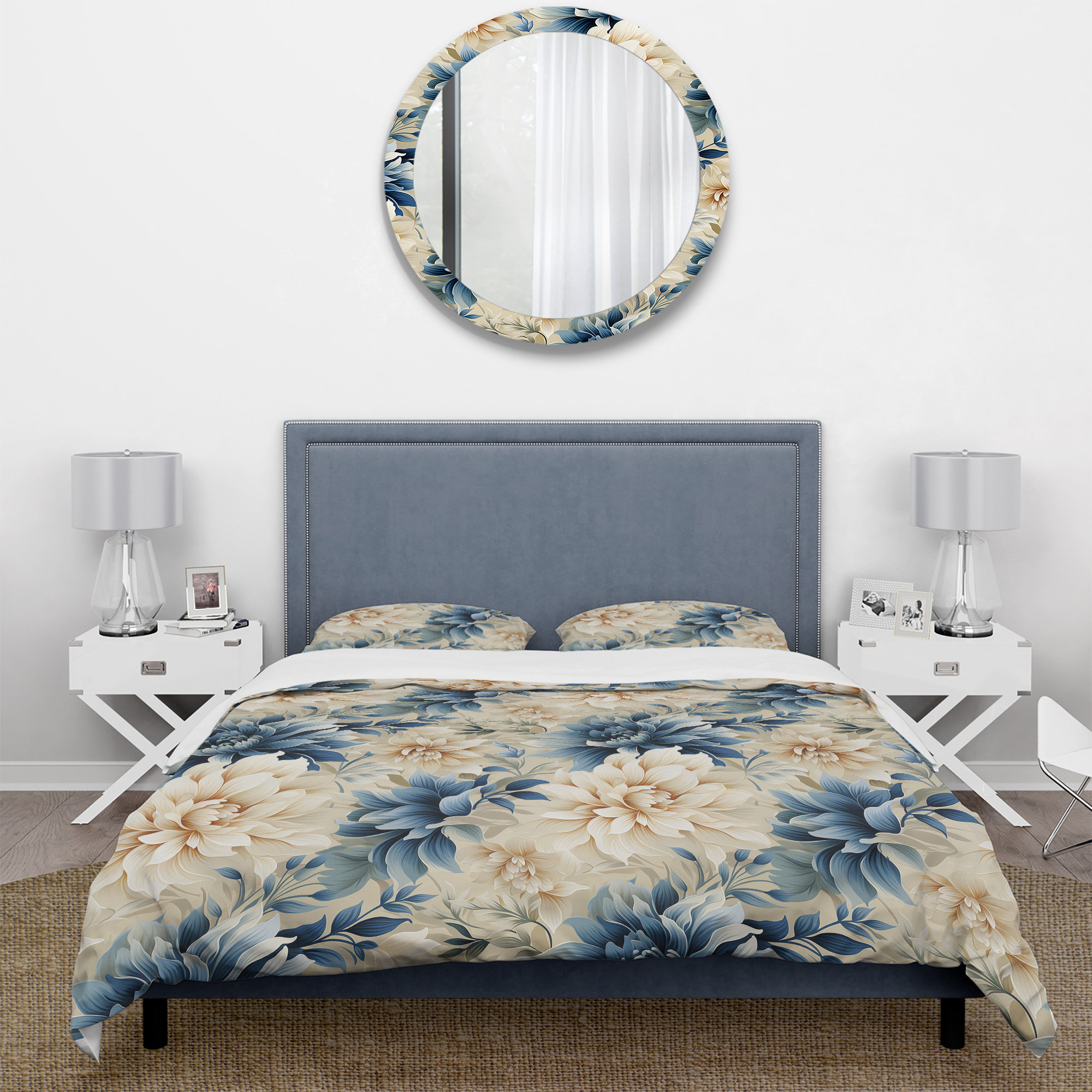 Design Art Tropical Lace Tropical Pattern Duvet Cover Set | Wayfair