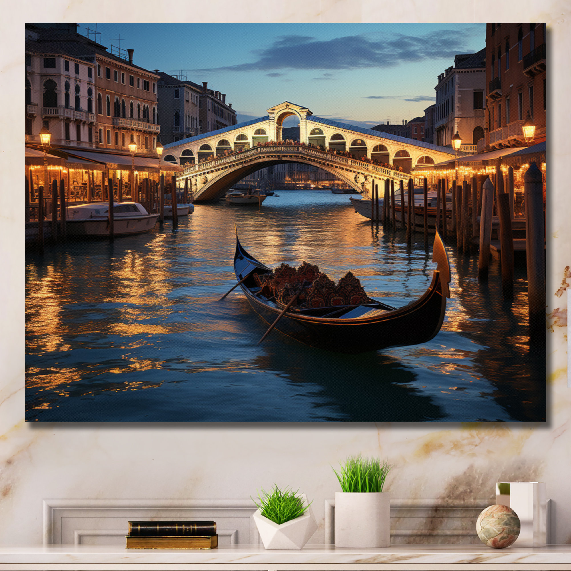 Latitude Run® Italy Rialto Bridge Ponte II - Italy Wall Art & Reviews ...