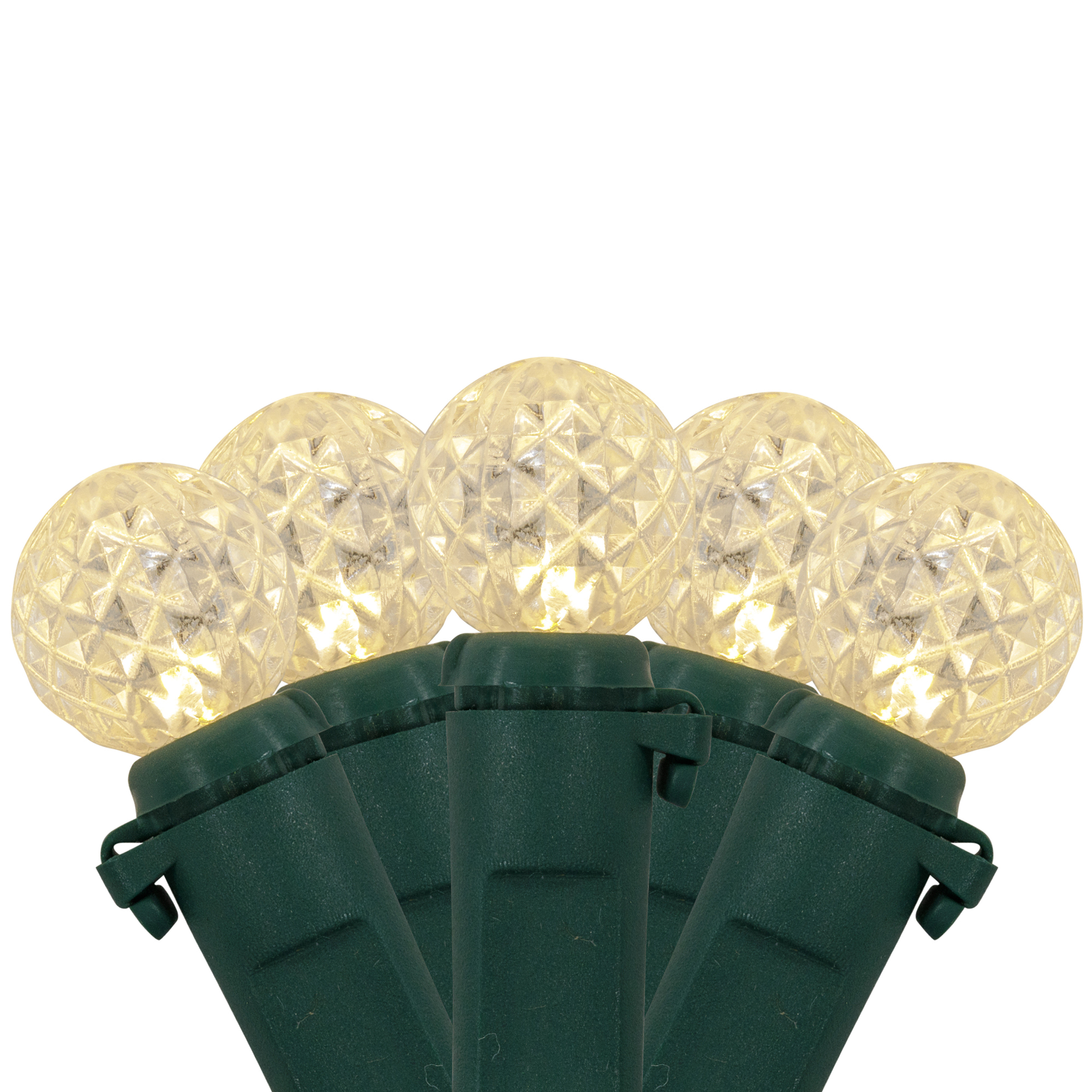 Northlight Seasonal LED G12 Berry Christmas Lights - 16' Green Wire ...