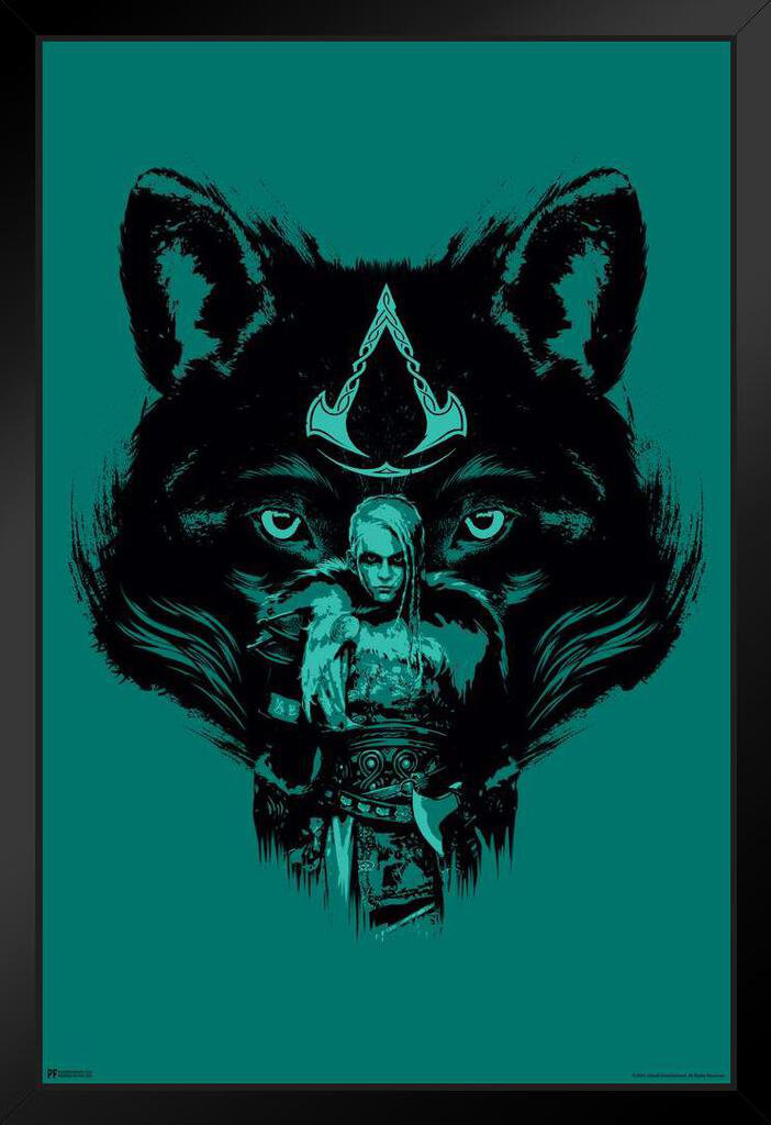 Poster Foundry Assassins Creed Valhalla Merchandise Wolf Companion ...