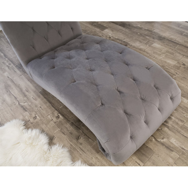 Greyleigh™ Clanton Upholstered Chaise Lounge & Reviews | Wayfair