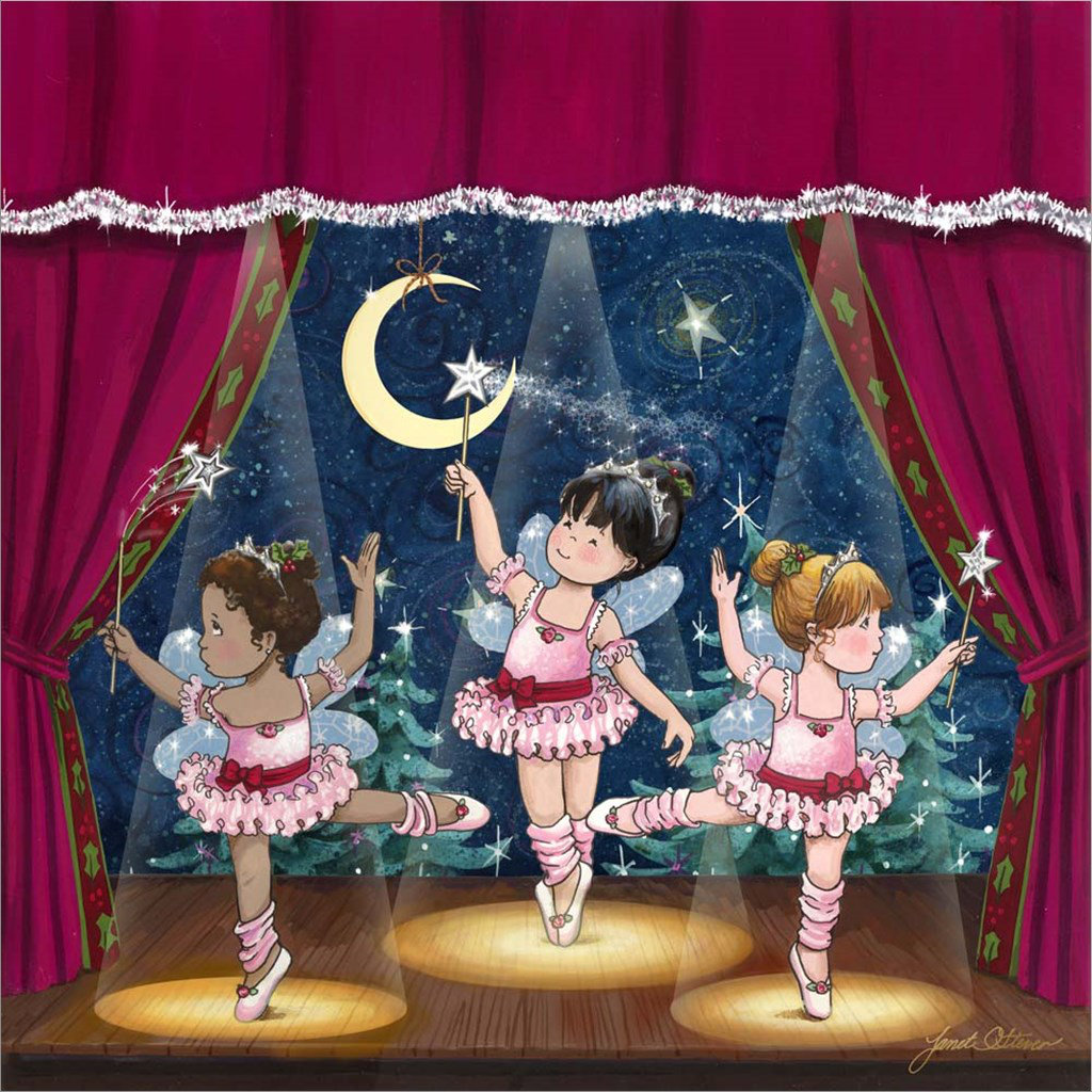 Zoomie Kids Sugar Plum Fairies By Janet Stever, Canvas Wall Art | Wayfair