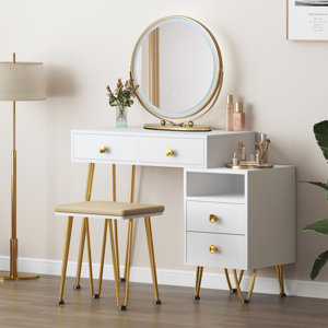 Willa Arlo Interiors Merlene Vanity | Wayfair