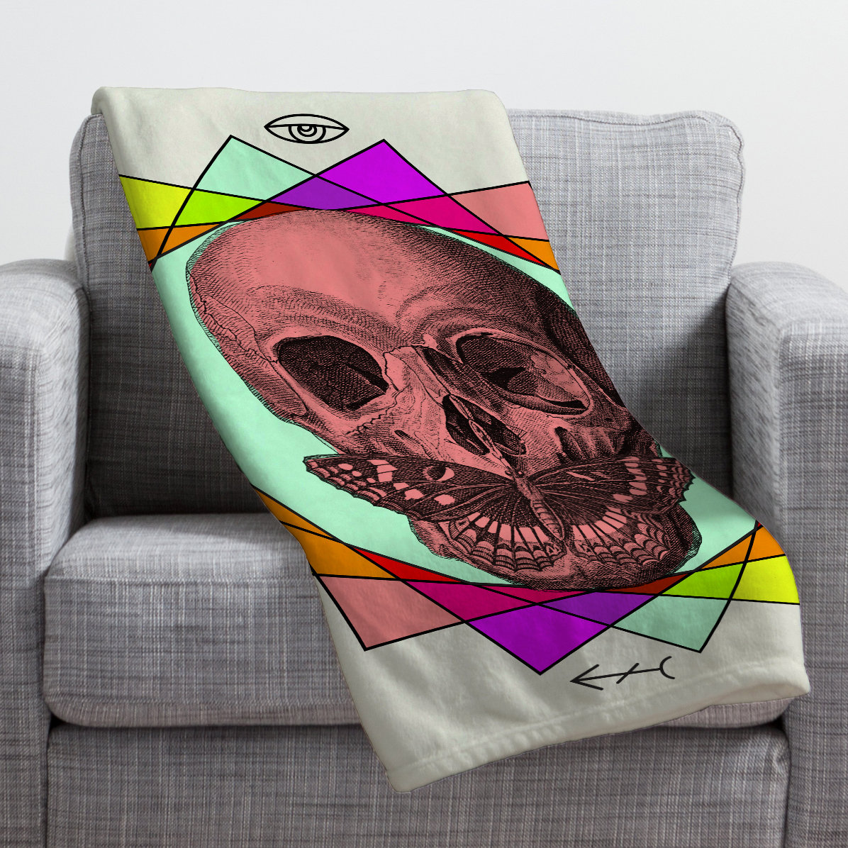 Deny Designs Wesley Bird True Sign Art Throw Blanket | Wayfair