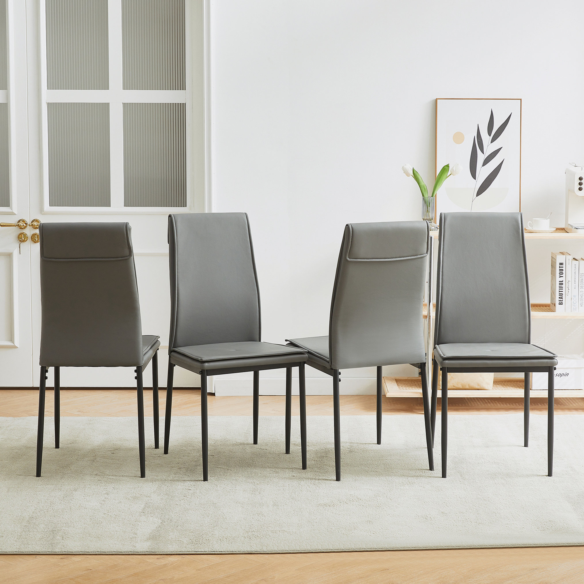 Latitude Run® Crayson Metal Side Chair Dining Chair | Wayfair