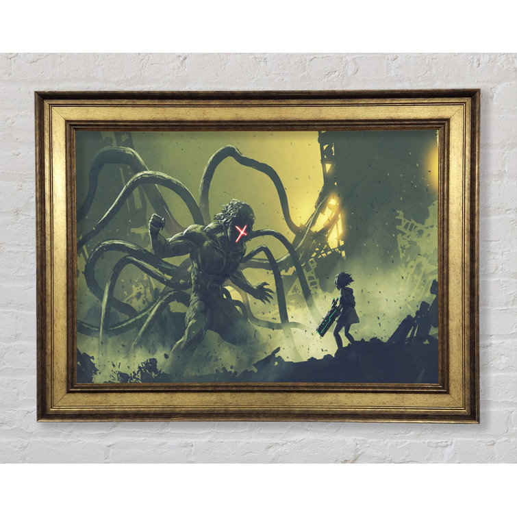 Bright Star Arms Of A Terror Man - Single Picture Frame Art Prints ...