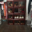 Winston Porter 2 Pair Stackable Solid Wood Shoe Storage Box & Reviews ...