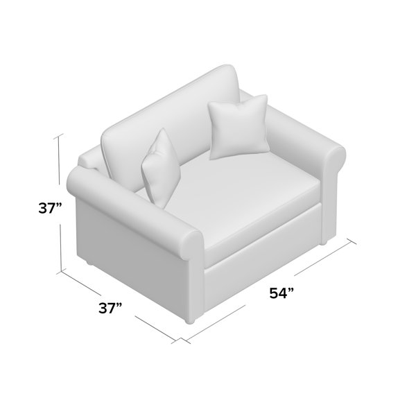 Sand & Stable™ Warrington 54" Wide Convertible Chair & Reviews | Wayfair