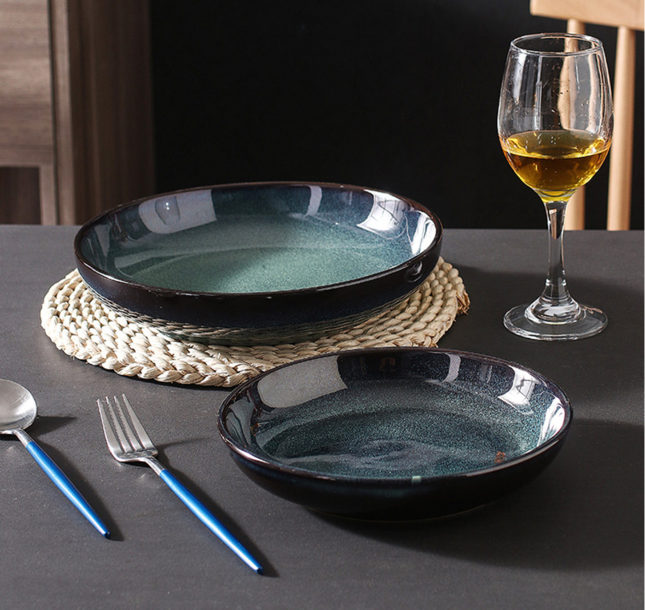 Orren Ellis Myrel Salad Dessert 8 Piece Platter Set - Wayfair Canada