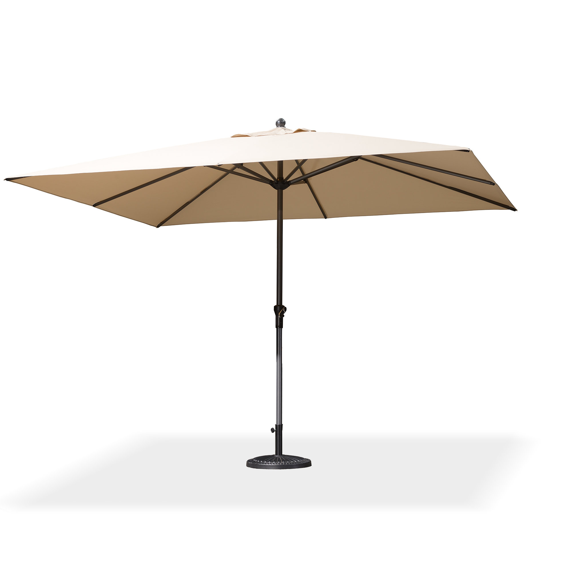 Purple Leaf Parasol de marché rectangulaire sans base - Wayfair Canada