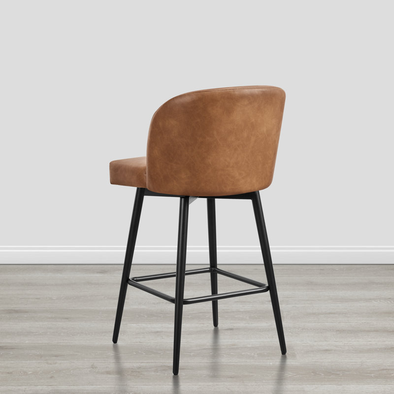 Wade Logan Benedit Swivel 27.1'' Counter Stool & Reviews - Wayfair Canada