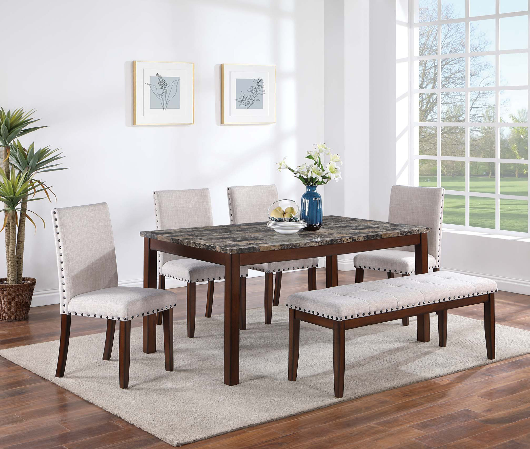 Lark Manor™ 6-Pcs Dining Set | Wayfair