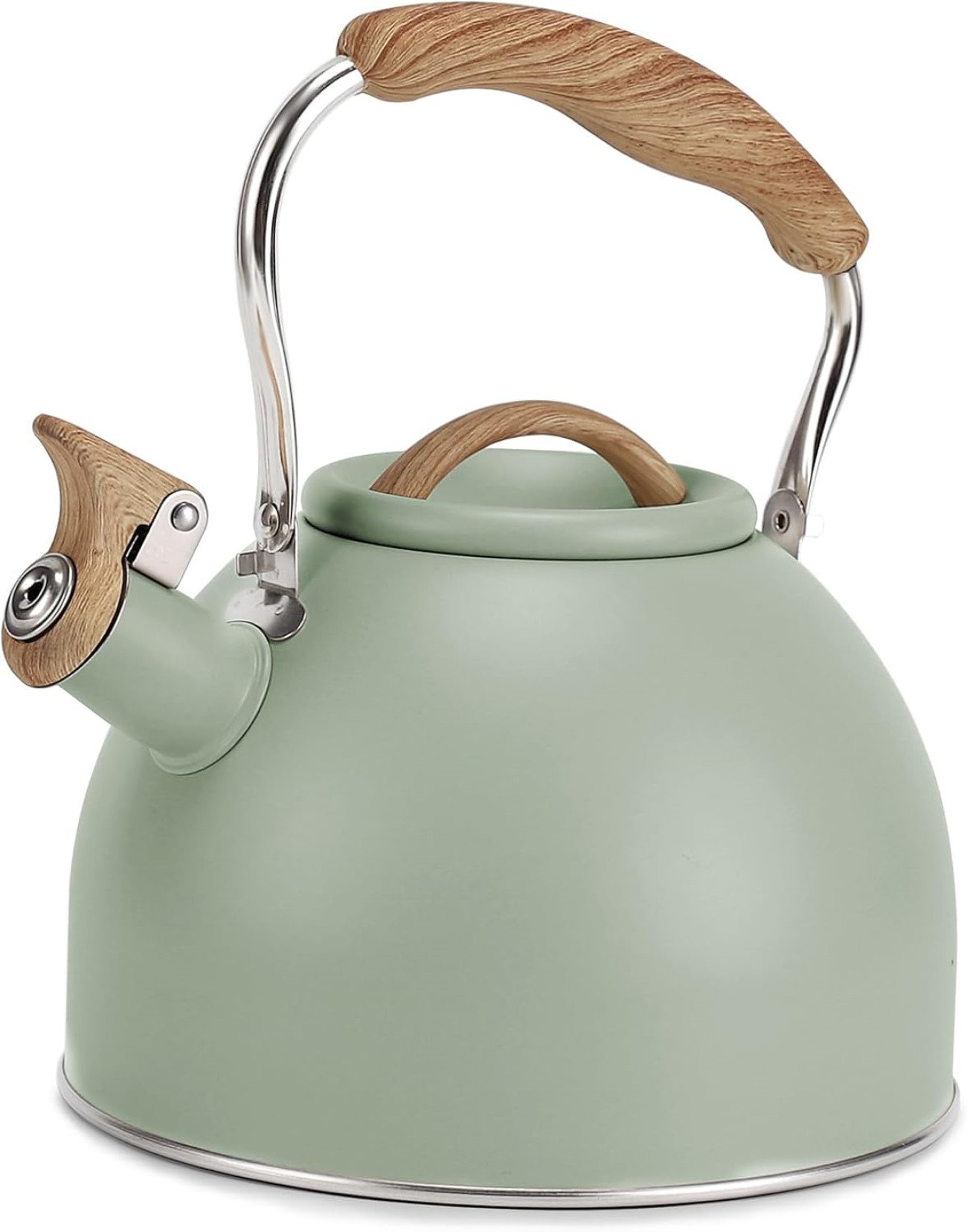 INSALER Vegoran 100 OZ / 3 Liter Whistling Tea Kettle Tea Pots for ...